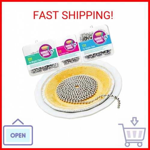 Baking Pie Crust Weights Chain- pie crust, pie chain Stainless Steel ...