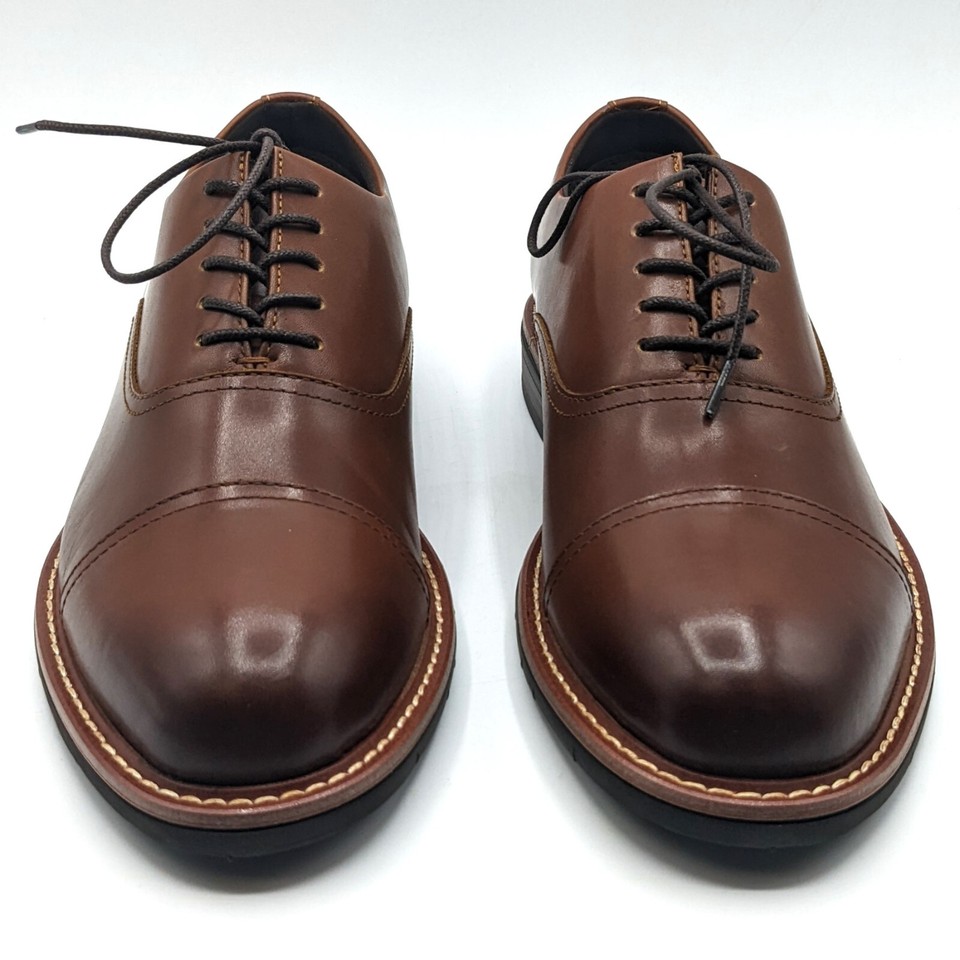 Kenneth Cole Reaction Men's Klay Cap Toe Oxford w/ Flex Lace-Up Dress ...