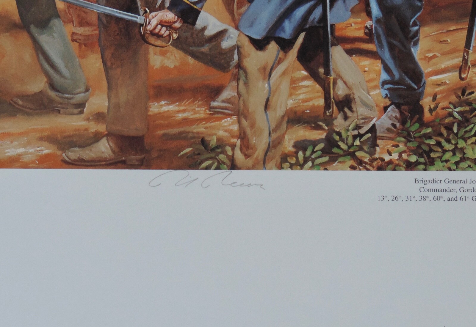 Rick Reeves - Advance Brave Georgians - Civil War Print - Mint Print ...