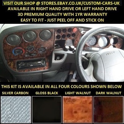 Iveco Daily MK3 1999-2007 - Walnut Wood - Gloss Black - Silver Carbon ...