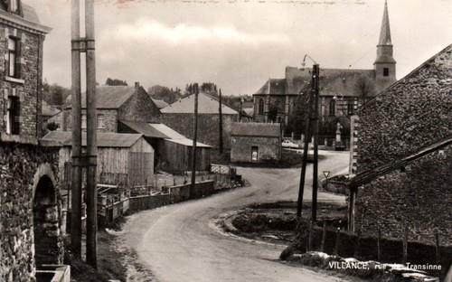 CARTE POSTALE - VILLANCE - BELGIQUE - RUE DE TRANSINNE | eBay