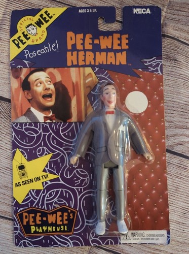 Pee-Wee Herman Playhouse Poseable Toy Figure Official Peewee Brand | eBay