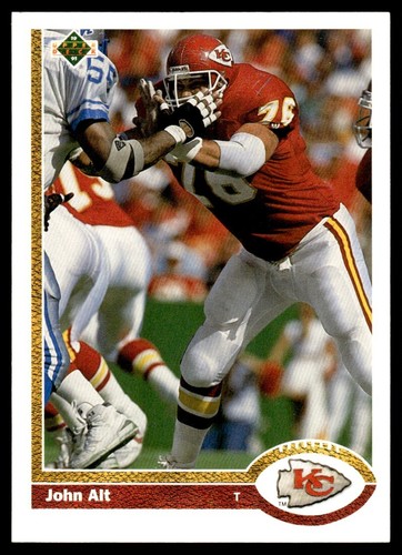1991 Upper Deck John Alt Kansas City Chiefs #198 | eBay
