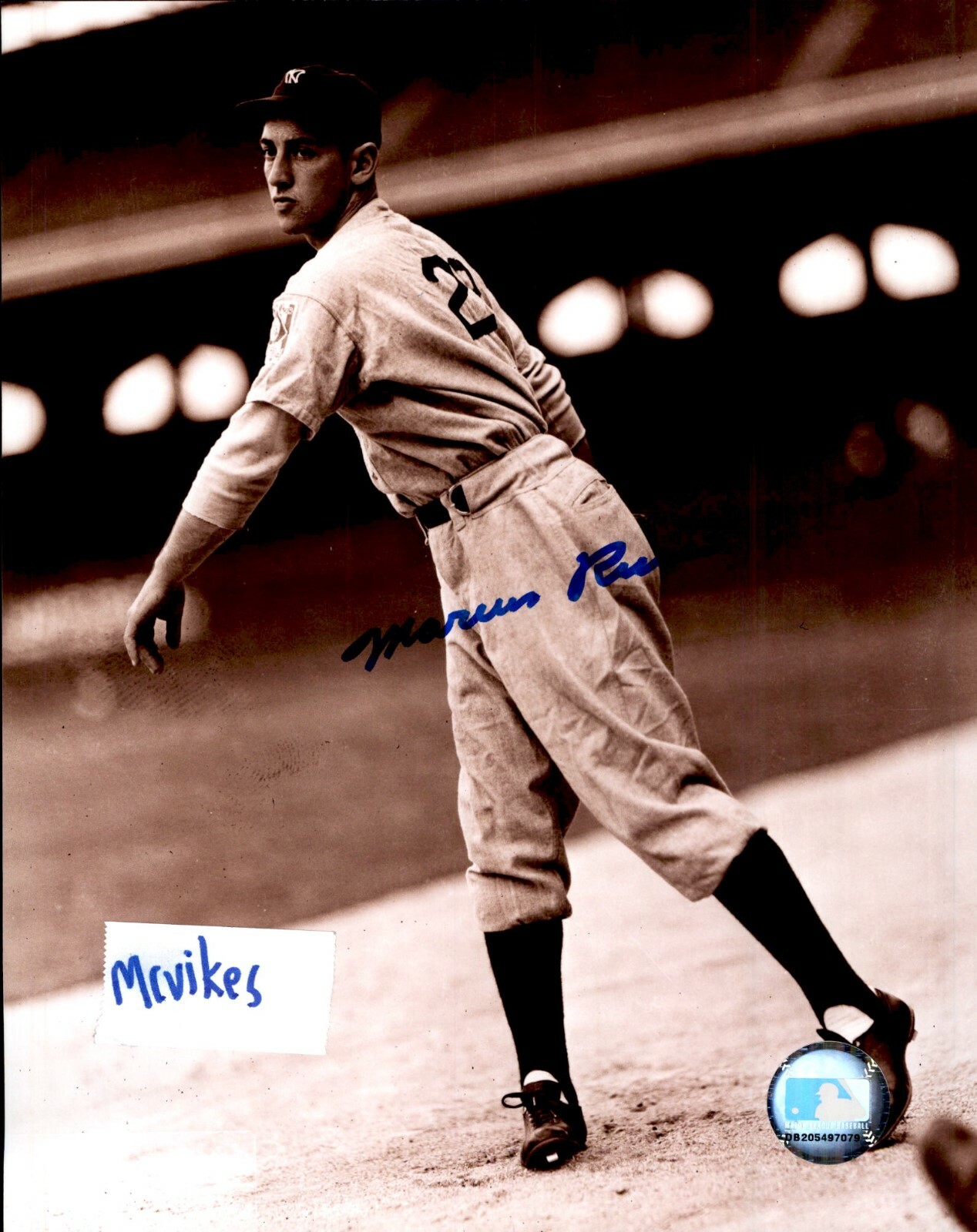 Marius Russo New York Yankees 1939-43, 1946 Autographed Signed 8x10 ...