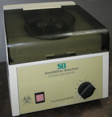 SB SMITHKLINE BEECHAM CLINICAL LABORATORIES VANGUARD V6500 CENTRIFUGE ...