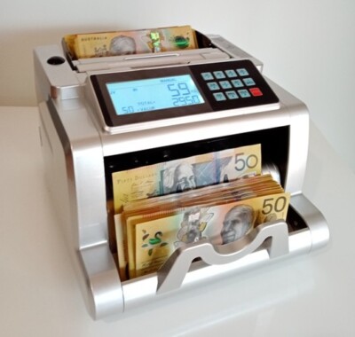 AUSTRALIAN MONEY COUNTING MACHINE GENUINE AUSCOUNT AUS6500RV ...