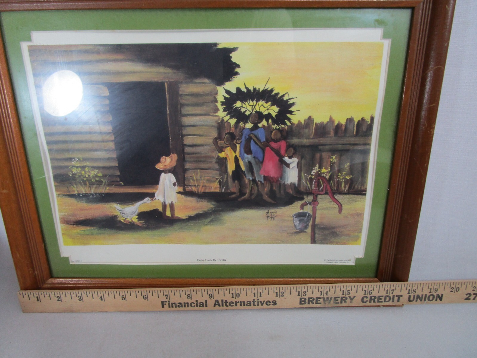 Annie Lee Come Unda De Brella Art Print African American 12x16 Framed ...