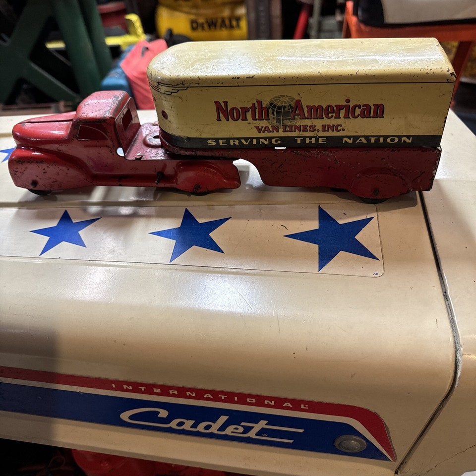 1940’s Marx Toy Streamline North American Van Lines Truck Parts Or ...