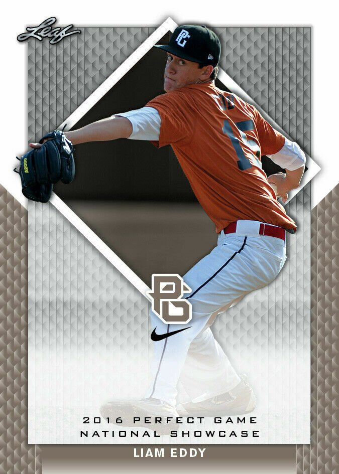 LIAM EDDY 2016 LEAF "PERFECT GAME" SHOWCASE NIKE ALL-AMERICAN ROOKIE CARD #256! | eBay