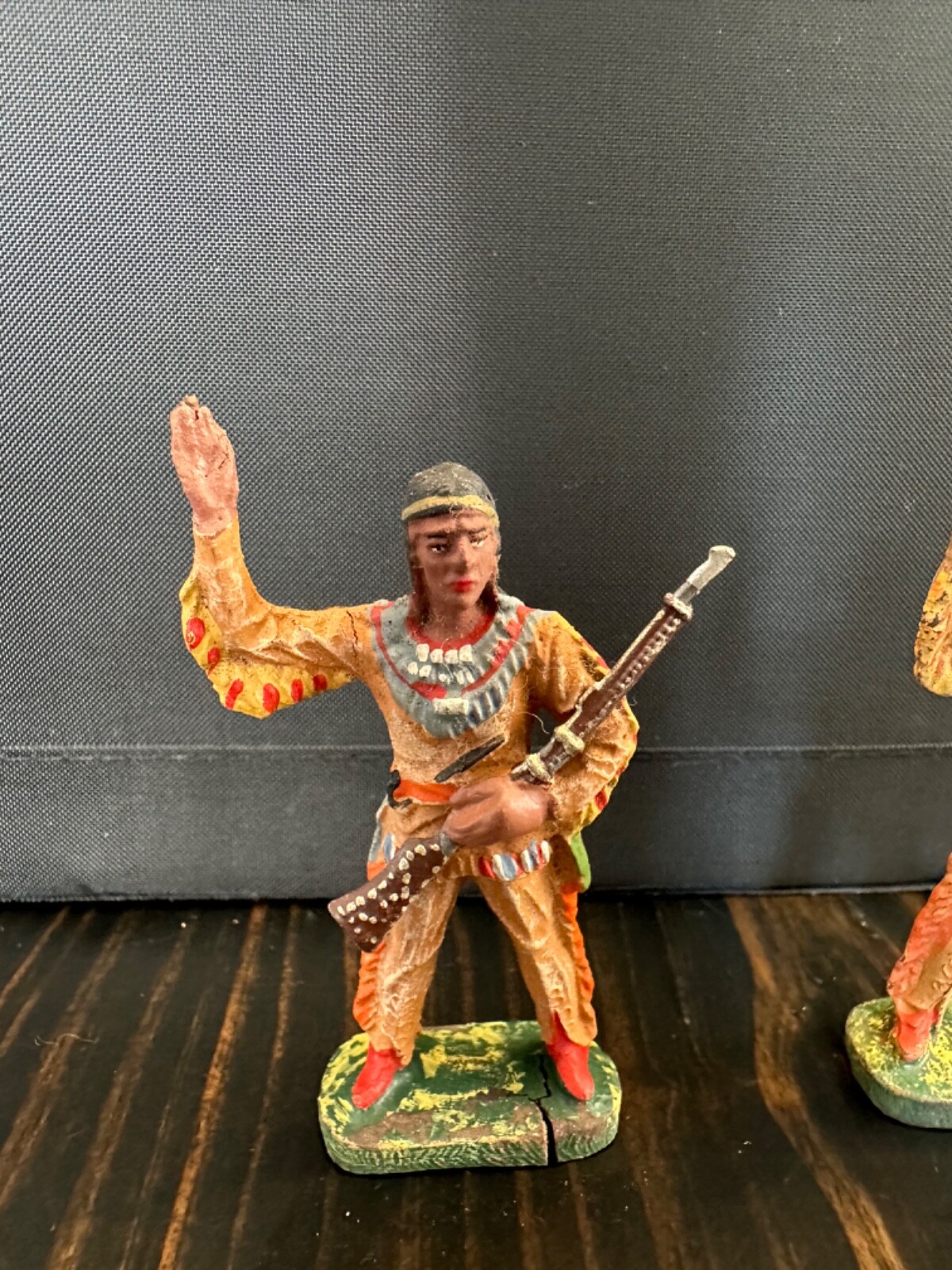 Vintage Elastolin Toys - Native American/Indian Figures, Lot of 2 | eBay