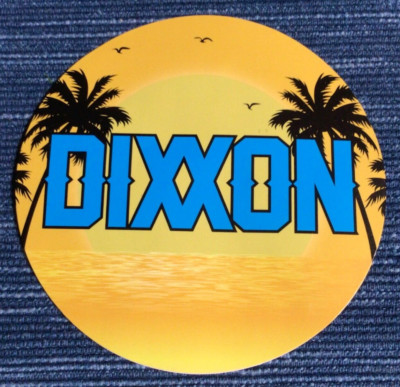 Dixxon Round Sticker Ocean Flannel 3" ~884A | eBay