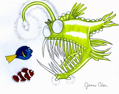 Finding Nemo Concept Art Dory