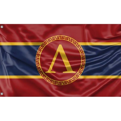 Ancient Style Polis of Sparta Flag Design, 3x5 Ft / 90x150 cm size, EU ...