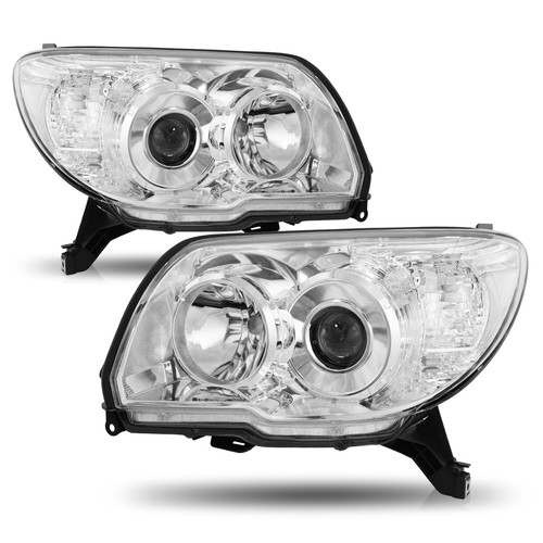 For 2006 2007 2008 2009 Toyota 4Runner Chrome Headlights Clear Corner ...