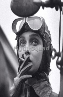 WW2 Picture Photo Shirley Slade US woman USAF WASP pilotB-26 B-39 5330 ...