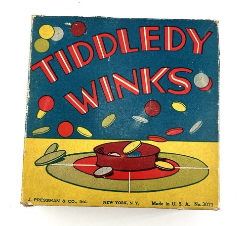 Vintage 1950s Pressman Tiddley Winks Board Game | eBay