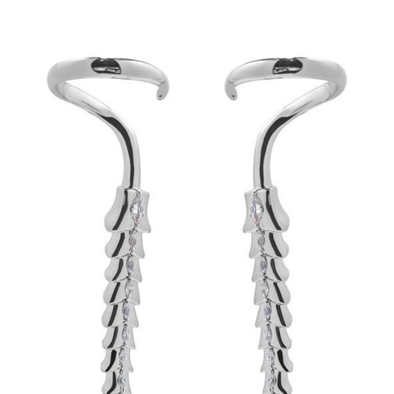 Elegant Cuff Earrings Chic Ear Jewelry Statement Earrings Ear Bone Clip ...