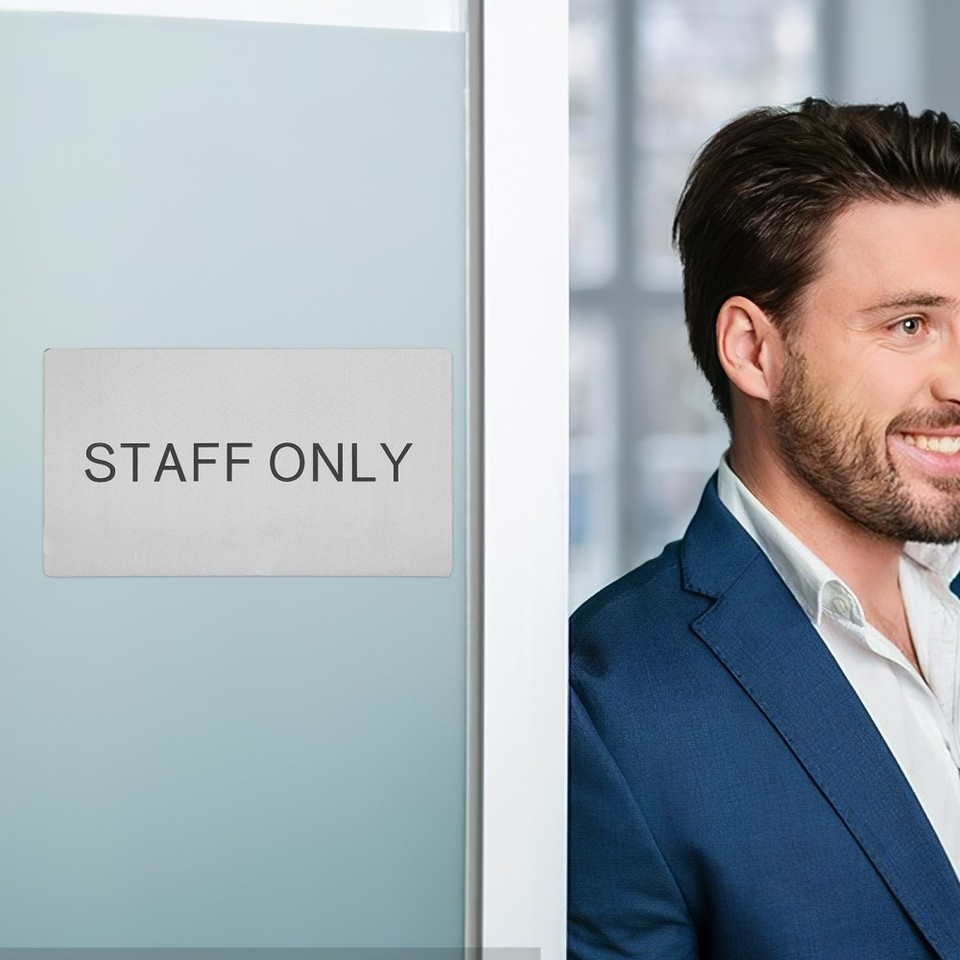 Staff Only Door Sign Multi-use Staff Only Wall Sign Replacement ...