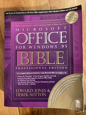 Microsoft Office Bible for Windows 95 - Sutton, Derek - Paperback ...