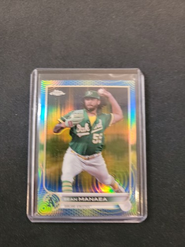 2022 Sean Manea Topps Chrome Blue Sonic /75 #217 Athletics | eBay