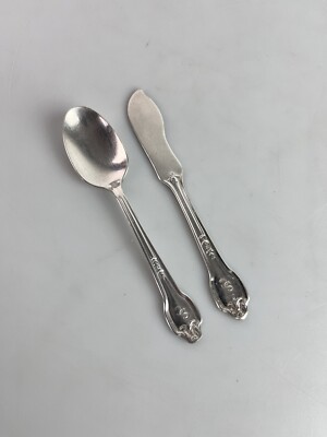 USN U.S. Navy International Silver Co. Spoon & Knife VINTAGE. | eBay