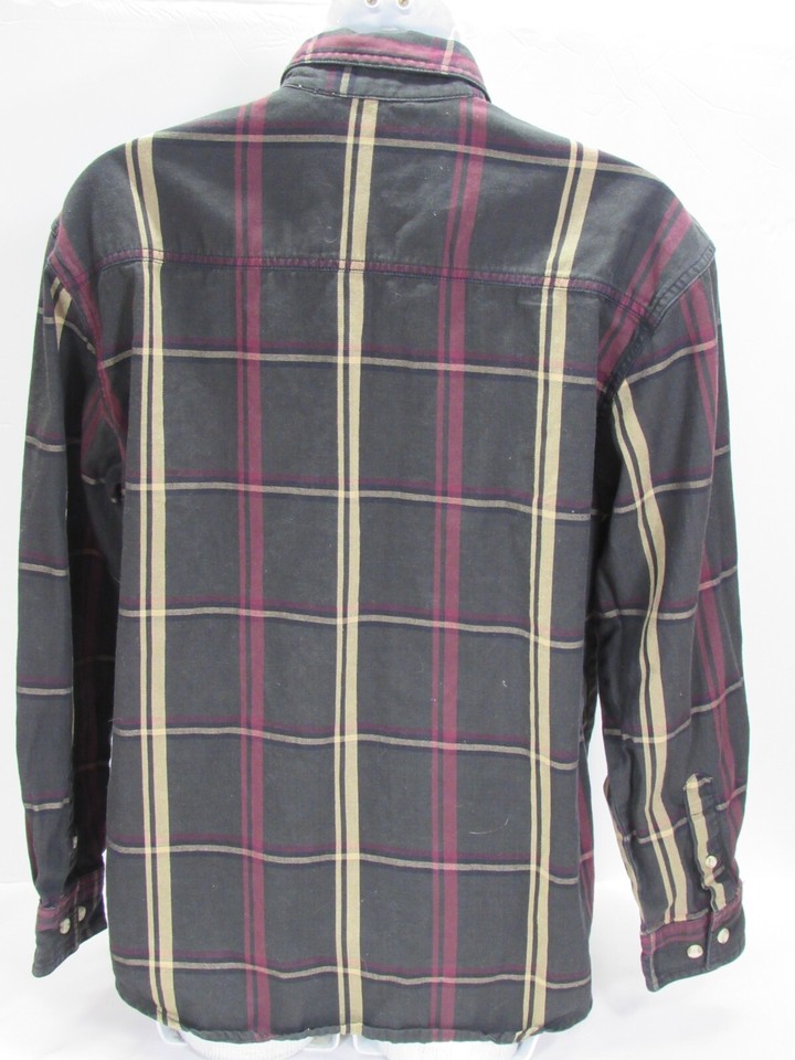 Wrangler 20X Womens S [ 40 Bust 27L ] L/S Button Chest Pocket Logo ...