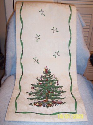 Spode Christmas Tree 72" Table Runner See Descripton | eBay