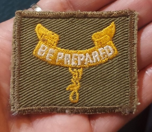 Vintage Second Class Boy Scouts of America BSA Be Prepared Badge Patch ...