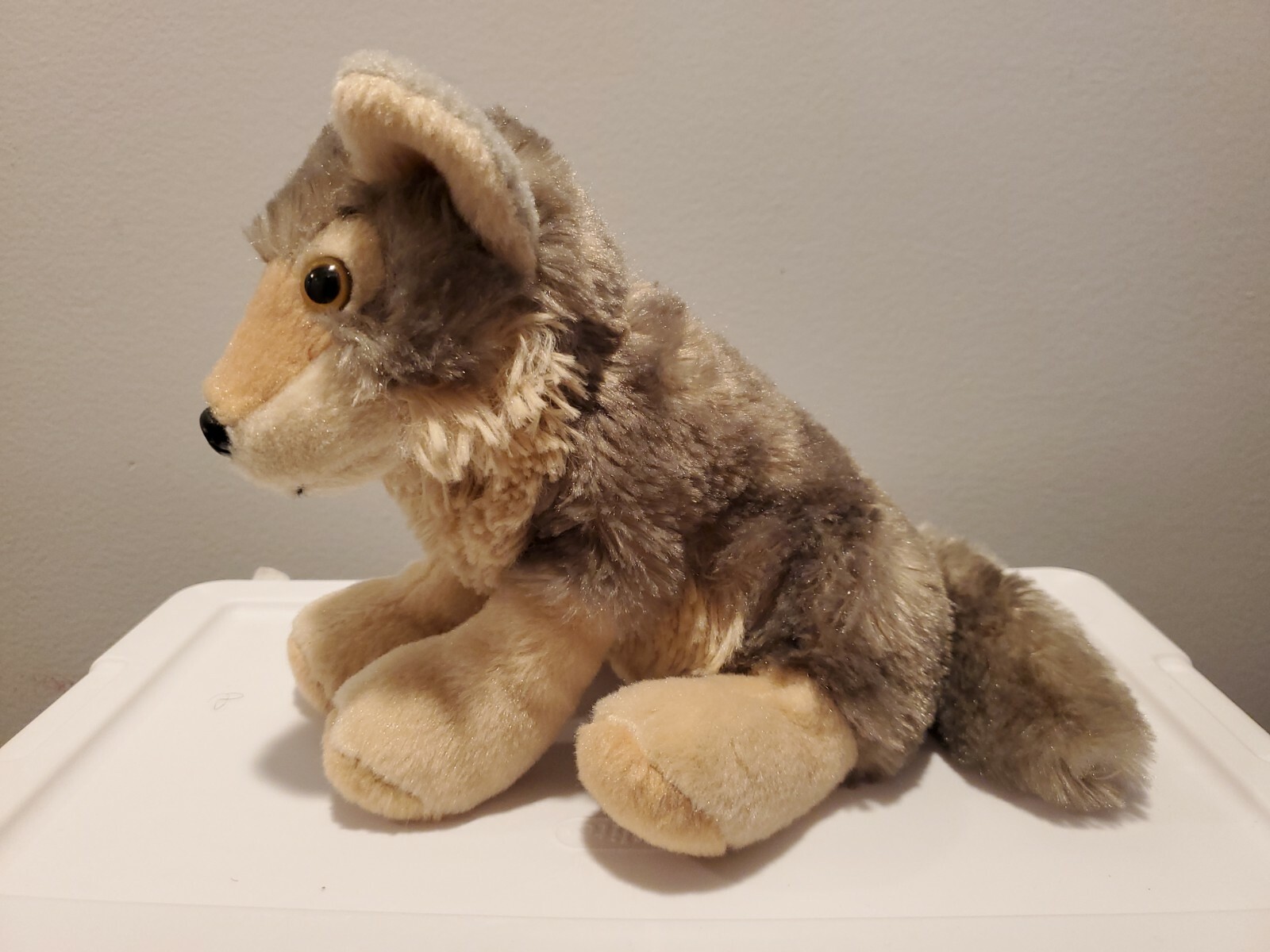 Wild Republic WOLF 10" Sitting Plush Cuddlekins Stuffed Animal Toy NEW ...