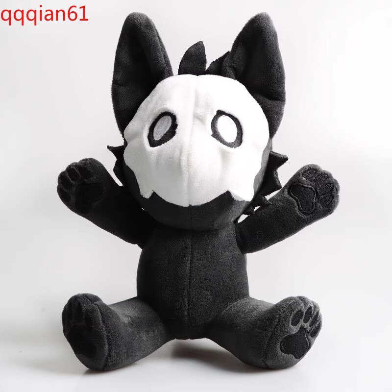 Black Puro Stuffed Plush Doll Sit 25cm/10inches High Throw Pillow Toy ...