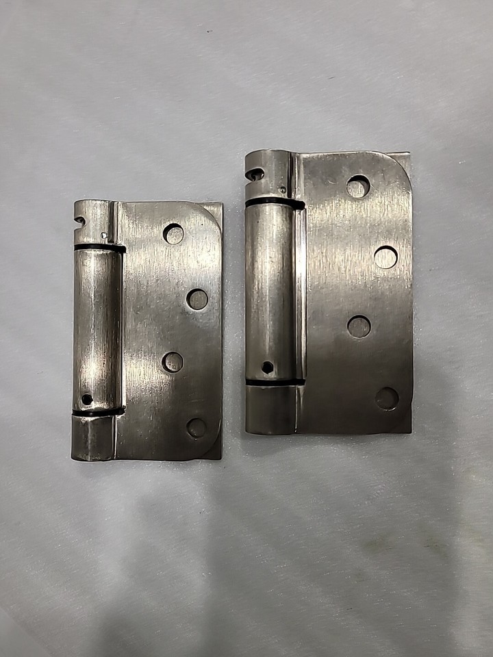 Vantage Point Spring Door Hinges Stainless Steel SH404-01 48022 SATIN NICKEL | eBay