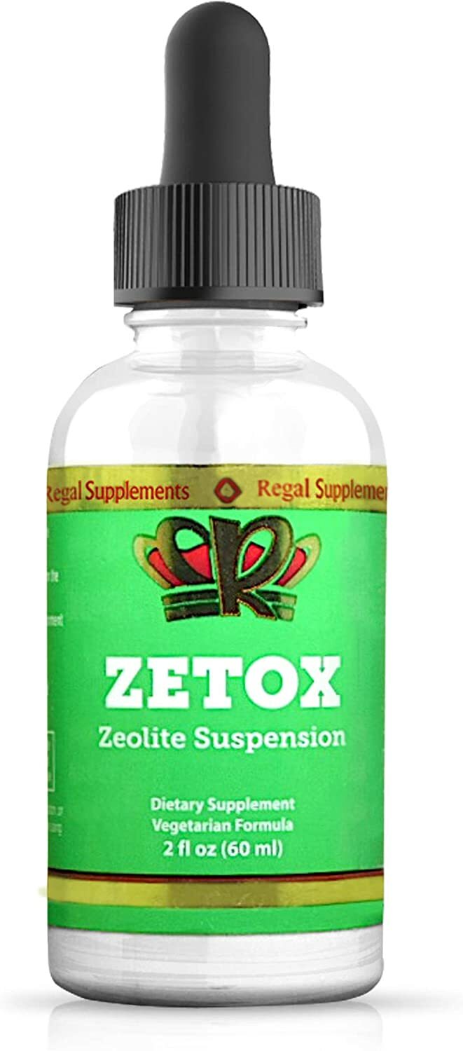 1 x Bottle of Zetox Liquid Zeolite (30 day supply at 2 Full Droppers ...