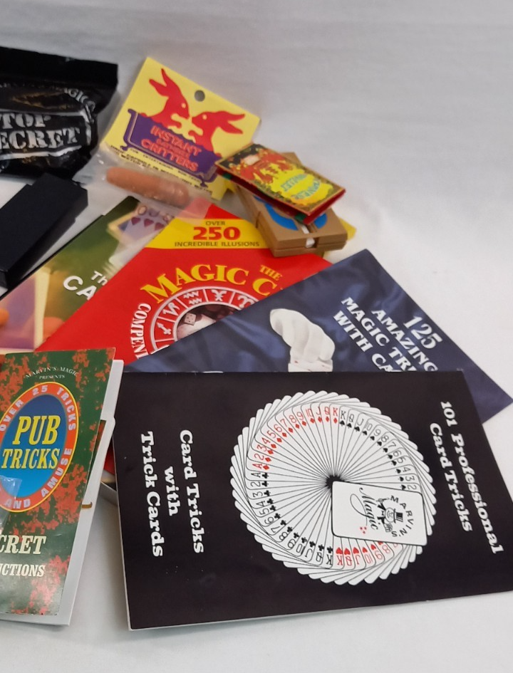 Bundle Job Lot Collection of Magic Set Card Tricks some vintage ...