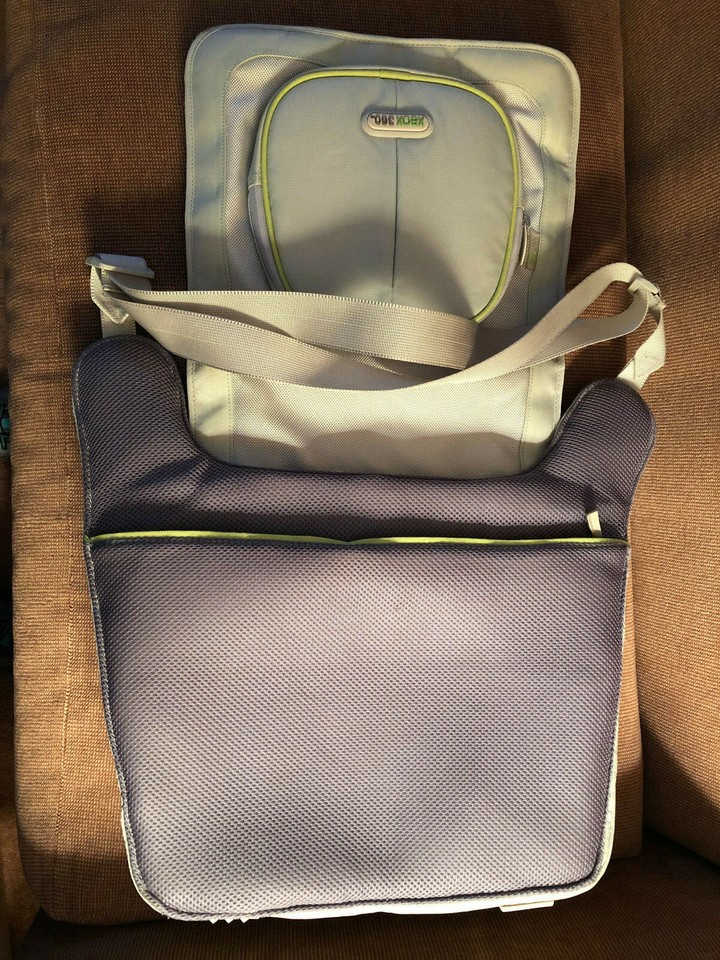 Xbox 360 Gray Grey Green Messenger Bag Padded Travel Carry Case | eBay