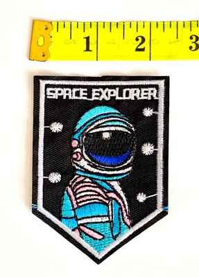 Embroidered Patch Space Explorer NASA Planets Outer Space NEW Iron-on ...