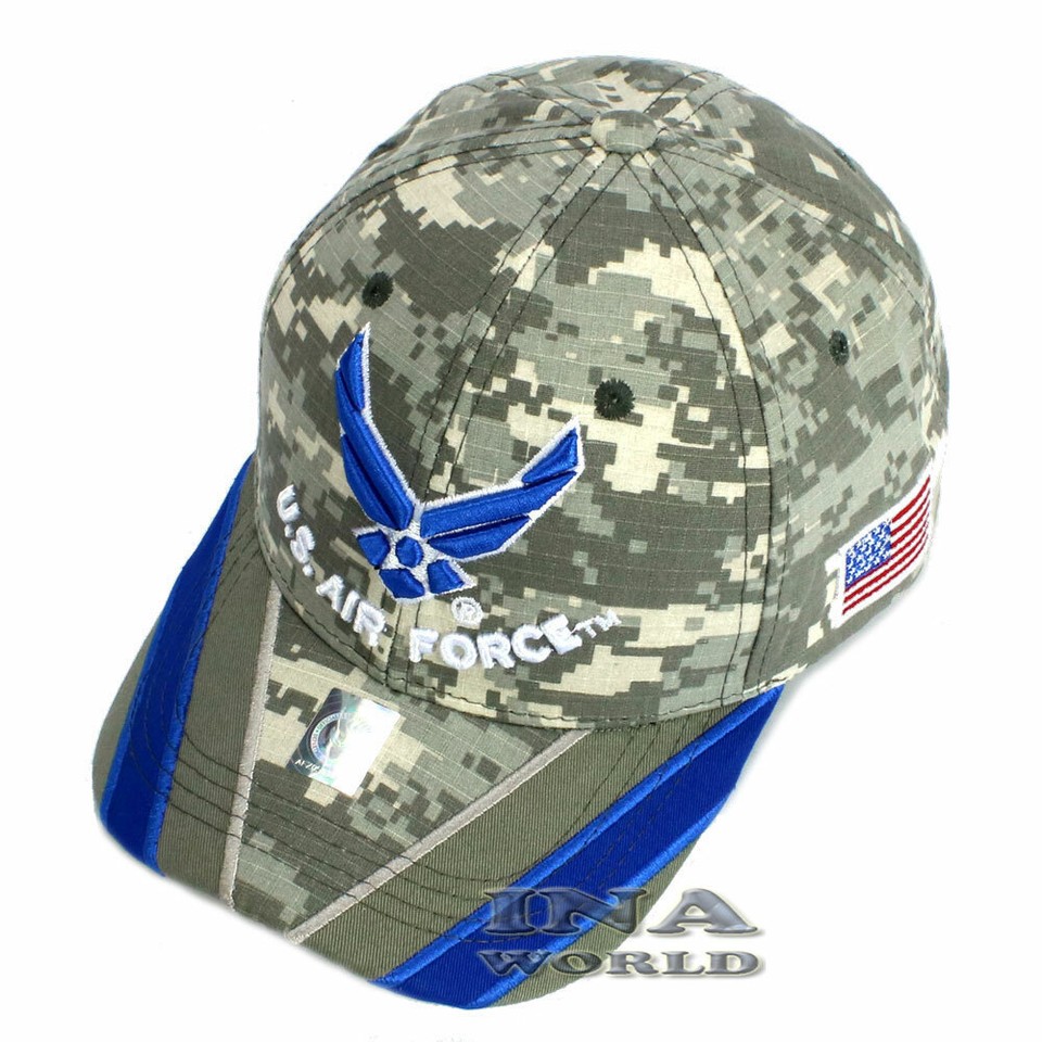 U.S.AIR FORCE Hat USAF Official Licensed Baseball Cap Flag on Side ...