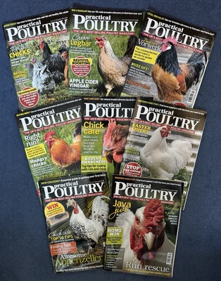 8 Practical Poultry Magazines Issues 133, 134, 136, 137, 138, 140 ...
