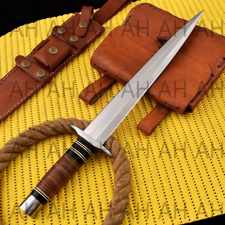 17" ARKANSAS TOOTHPICK Custom Handmade D2-Tool Steel DAGGER KNIFE W ...