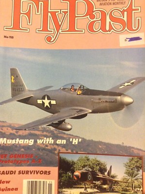 Fly Past Magazine Mustang With An H No.115 February 1991 052418nonrh | eBay