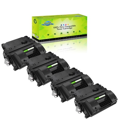 4PK High Yield CC364X 64X Black Toner Cartridge For HP LaserJet P4515n ...
