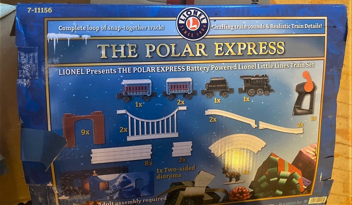 How Big Is Lionel Little Lines Polar Express Train Set