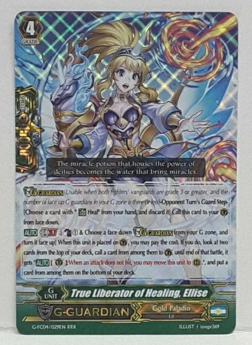 Cardfight Vanguard Vrai Libérateur De La Guérison, Ellise G-FC04/029EN ...