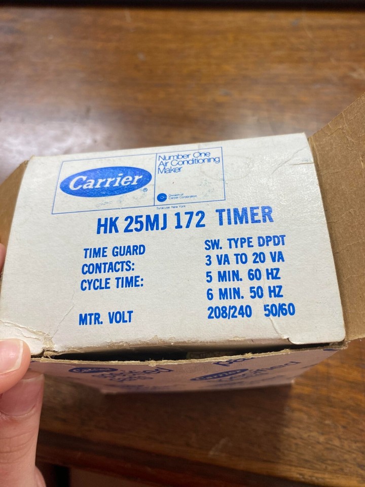 Carrier HK-25MJ-172 Singer Time Guard Timer Control HK25MJ172 | eBay