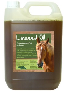 Horse Herbs Linseed Oil 5 Litre - Oil Supplement for Horses - Equine ...