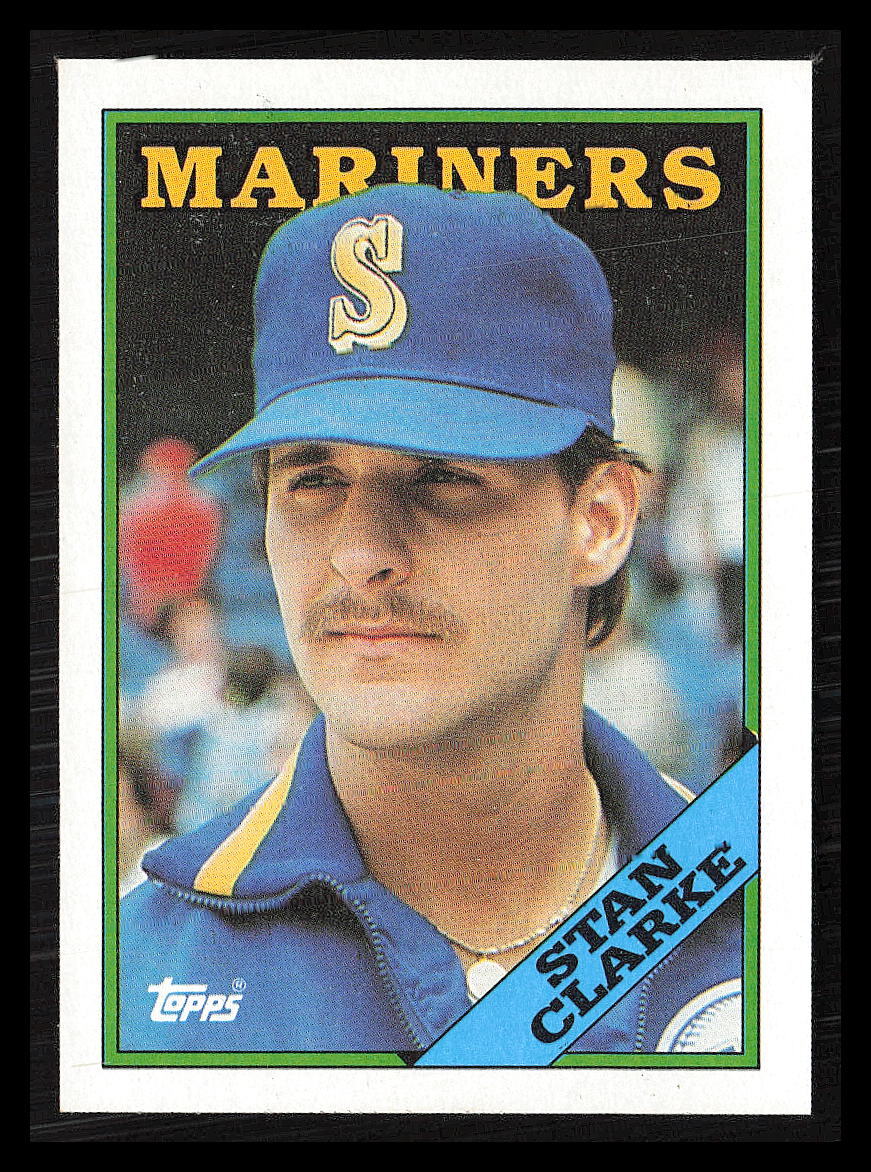 Stan Clarke 1988 Topps #556 Seattle Mariners | eBay