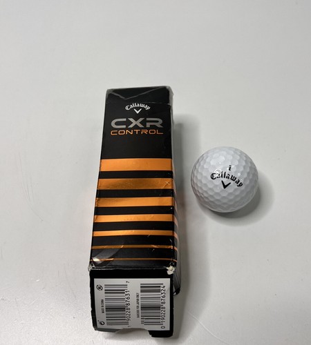 Callaway CXR Control Golf Balls 3 PK Company Logo | eBay