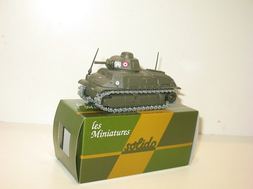 SOLIDO, French Army Military Tank, The SOMUA 1940 Complete | eBay