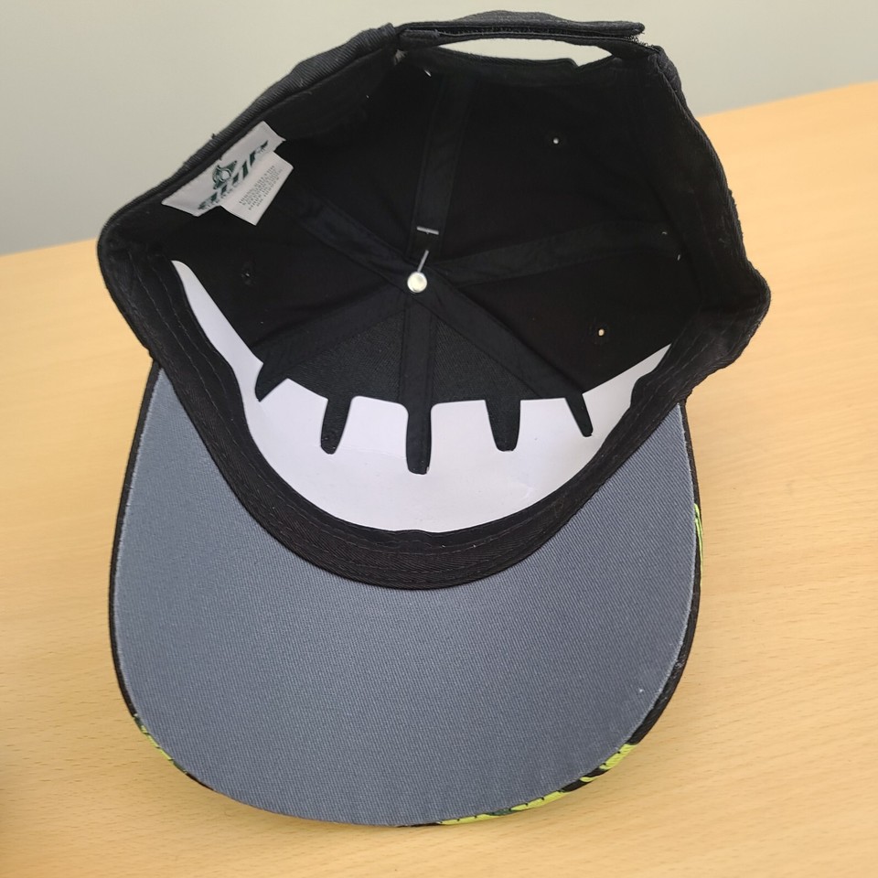 AMP Energy Racing Black Green Baseball Cap Hat Strapback OSFA - New! | eBay