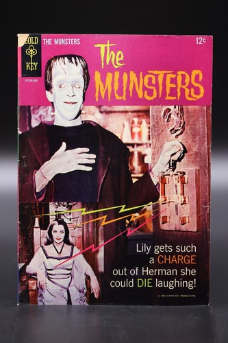 Munsters (1965) #2 Herman & Lily Photo Cover Gold Key Fred Fredericks ...