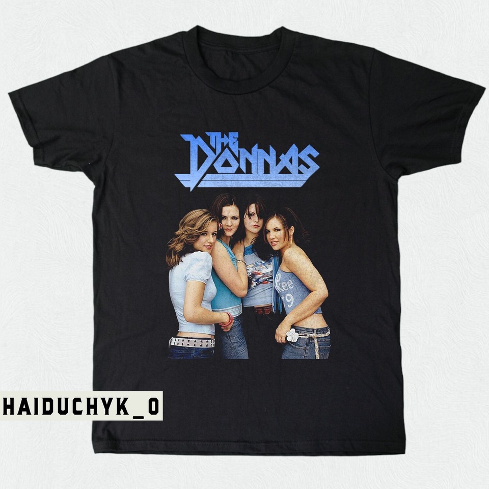 The Donnas American Rock Band Unisex Black T-shirt S-5XL | eBay